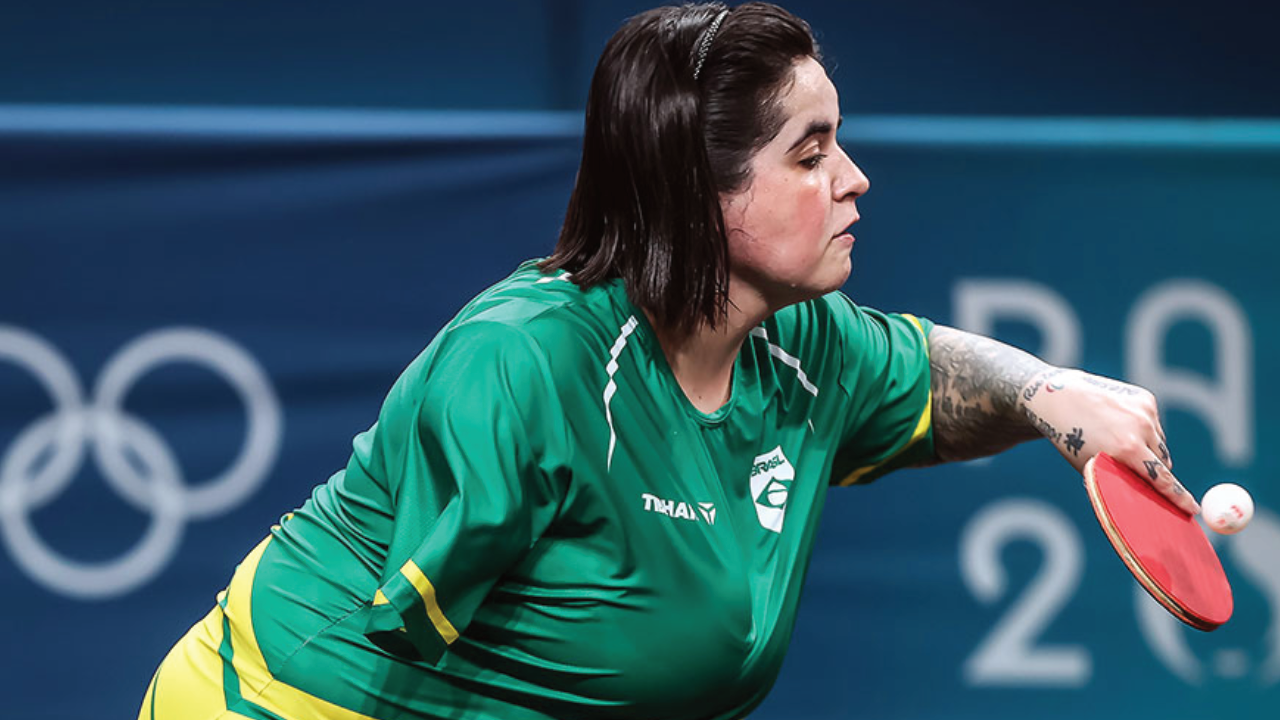 Bruna Alexandre, la atleta paralímpica que debutó en el tenis de mesa ...